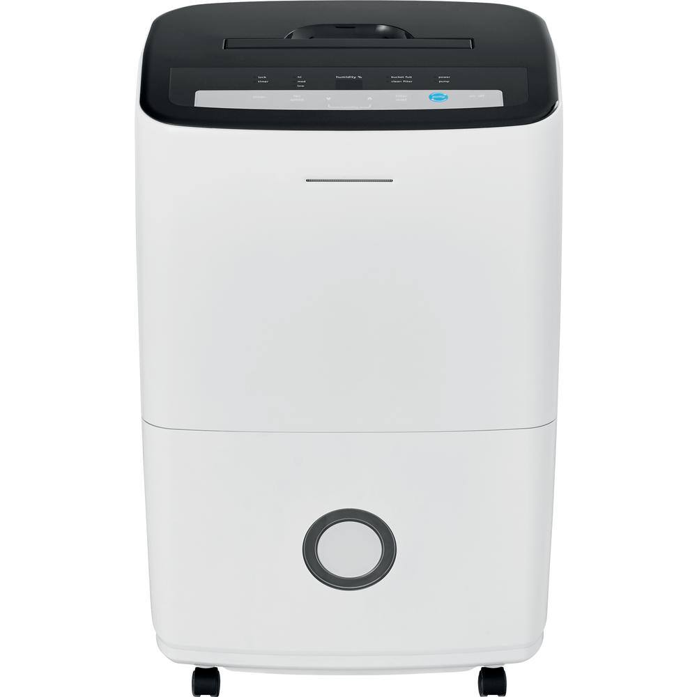 Frigidaire 70 Pt. Dehumidifier with Built-in Pump in White FFAP7033T1 ...