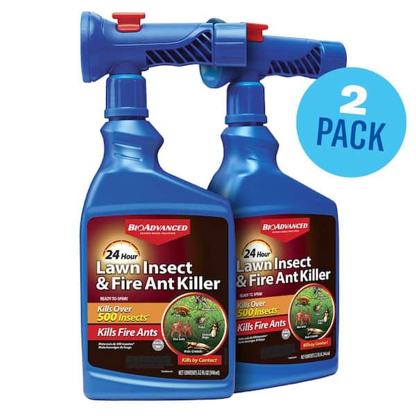 BIOADVANCED 32oz 24-Hour Lawn Insect Killer and Fire Ant Killer Ready ...