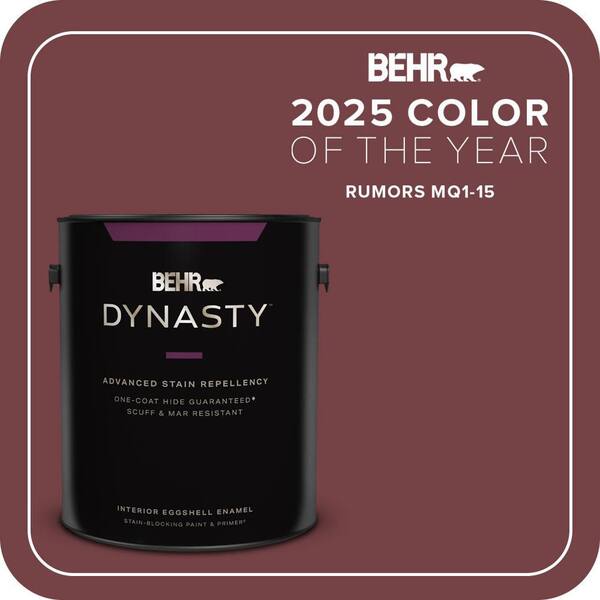 BEHR DYNASTY 1 gal. #MQ1-15 Rumors One-Coat Hide Eggshell Enamel ...
