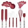 Kaluns Nylon Red Stainless Steel Baking Utensils (Set of 17) K-BUS17R ...