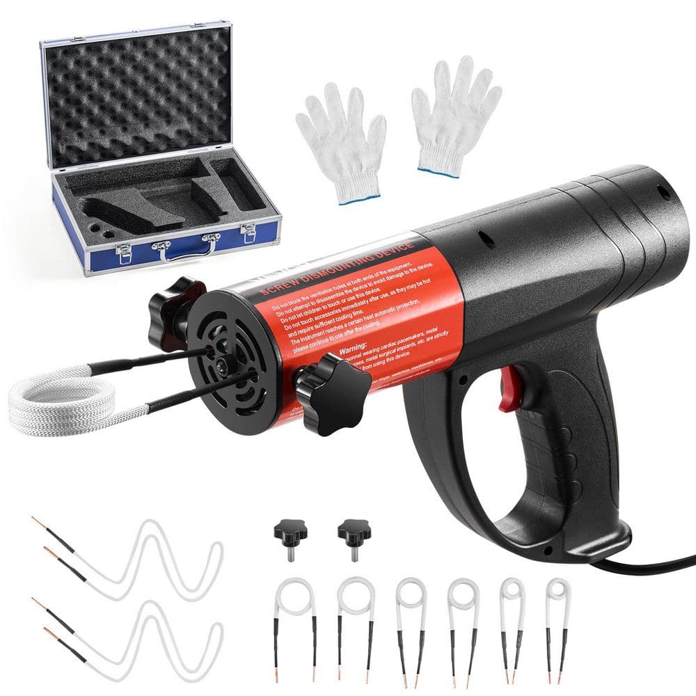 VEVOR Induction Heater Bolt Removal Kit, 1500W 110V, Handheld Magnetic ...