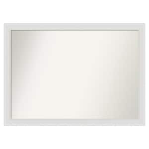 Amanti Art Flair Soft White Narrow 46 in. x 27 in. Custom Non-Beveled ...