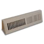 TruAire 18 in. Steel Brown Baseboard Diffuser Supply 118SB - The Home Depot