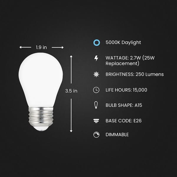 25 Watt - LED Light Bulbs - The Home Depot