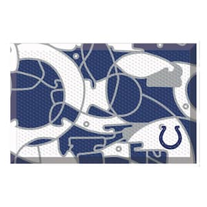 FANMATS Indianapolis Colts 3 ft. x 6 ft. Football Field Runner Rug 7354