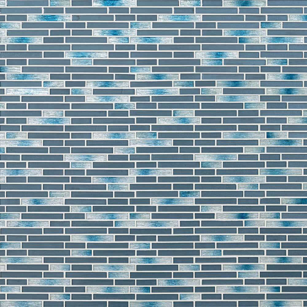 MSI Take Home tile Sample-Harbor Celeste Interlocking 4 in. x 4 in ...