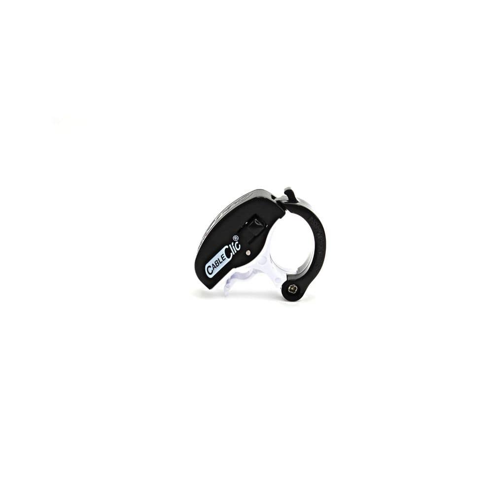 QA Worldwide Mini 1in. UV Resistant Plastic Black/White Cable Clic (15 ...