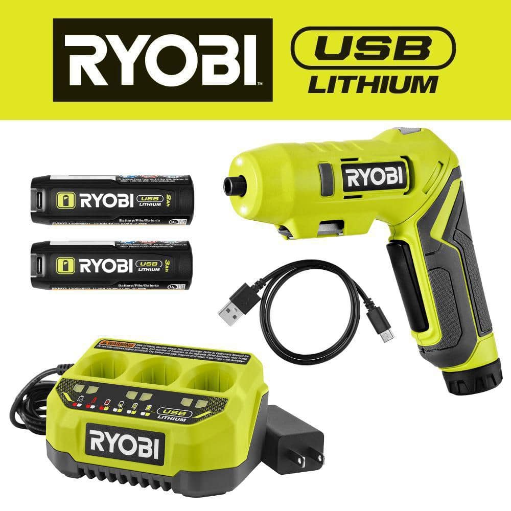 Reviews for RYOBI USB Lithium Screwdriver Kit with 2.0 Ah USB Lithium ...