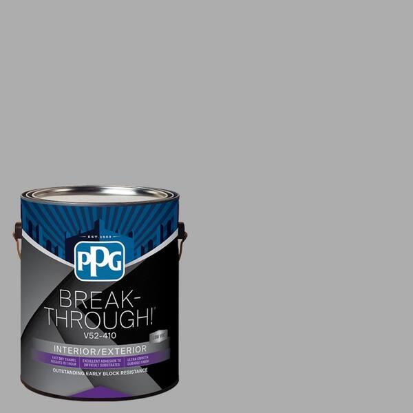 Break-Through! 1 gal. PPG1001-4 Flagstone Semi-Gloss Door, Trim ...