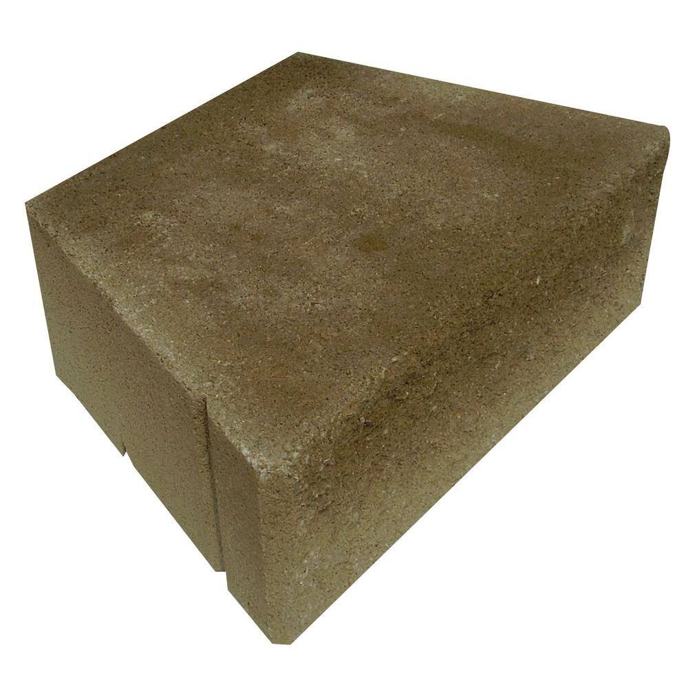 Oldcastle 16 in. Straight Tan Diamond Wall Block (Count 36) 16201185 ...