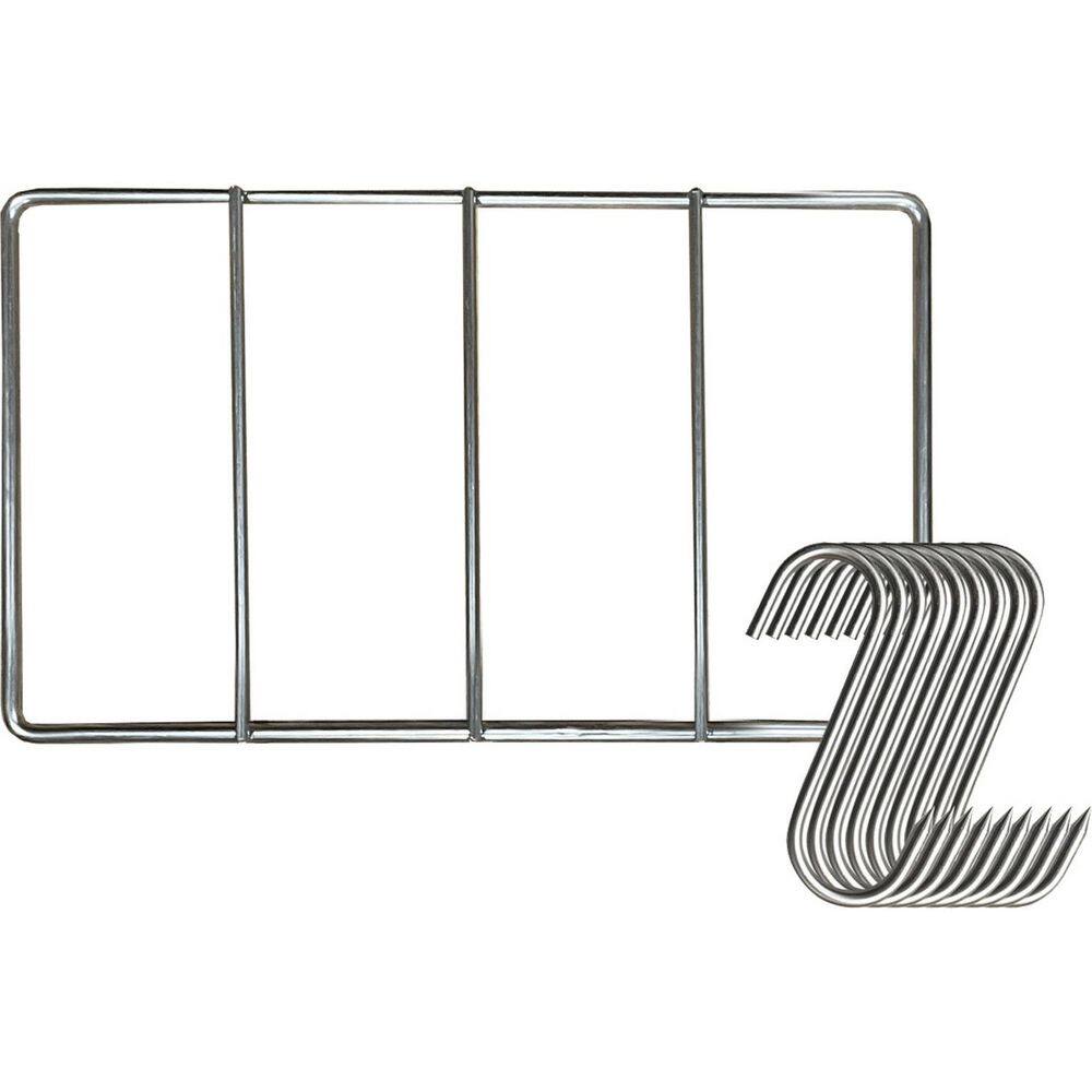 BENCHFOODS 2-Large 20 in. x 33. 5 in. Biltong Racks with 120 Stainless ...