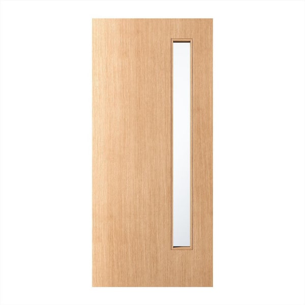 ETO DOORS Rome 36 in. x 96 in. Universal/Reversible 1 Lite White ...