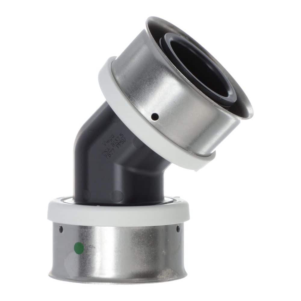 Viega PureFlow 2 in. x 2 in. Press Polymer 45° Elbow 49286 - The Home Depot