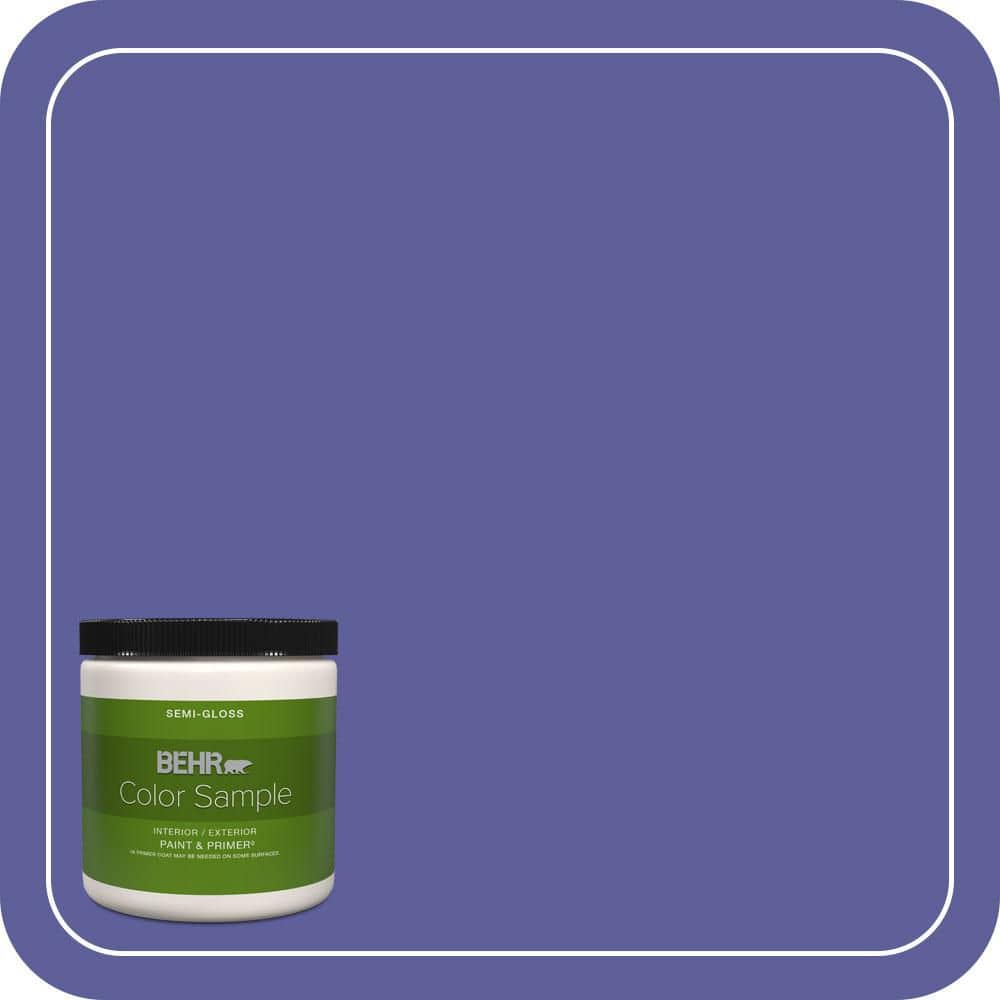 BEHR PREMIUM PLUS 8 oz. #P550-6 Wizards Potion Semi-Gloss Interior ...