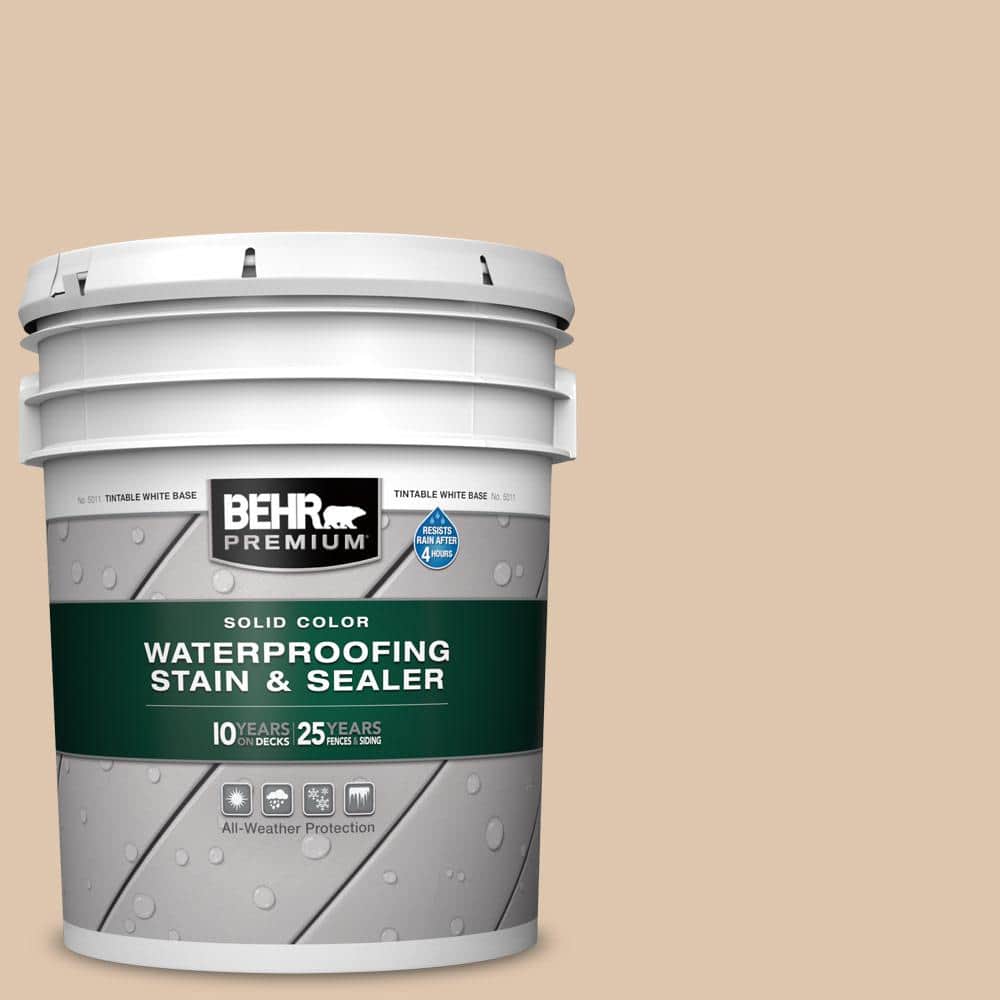 Reviews for BEHR PREMIUM 5 gal. #N260-2 Almond Latte Solid Color ...