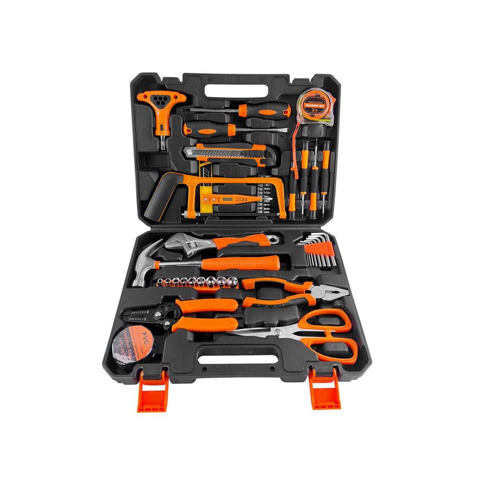 MYWISH 43-Piece Home Tool Kit, Household Basic Hand Tool Sets with Case ...