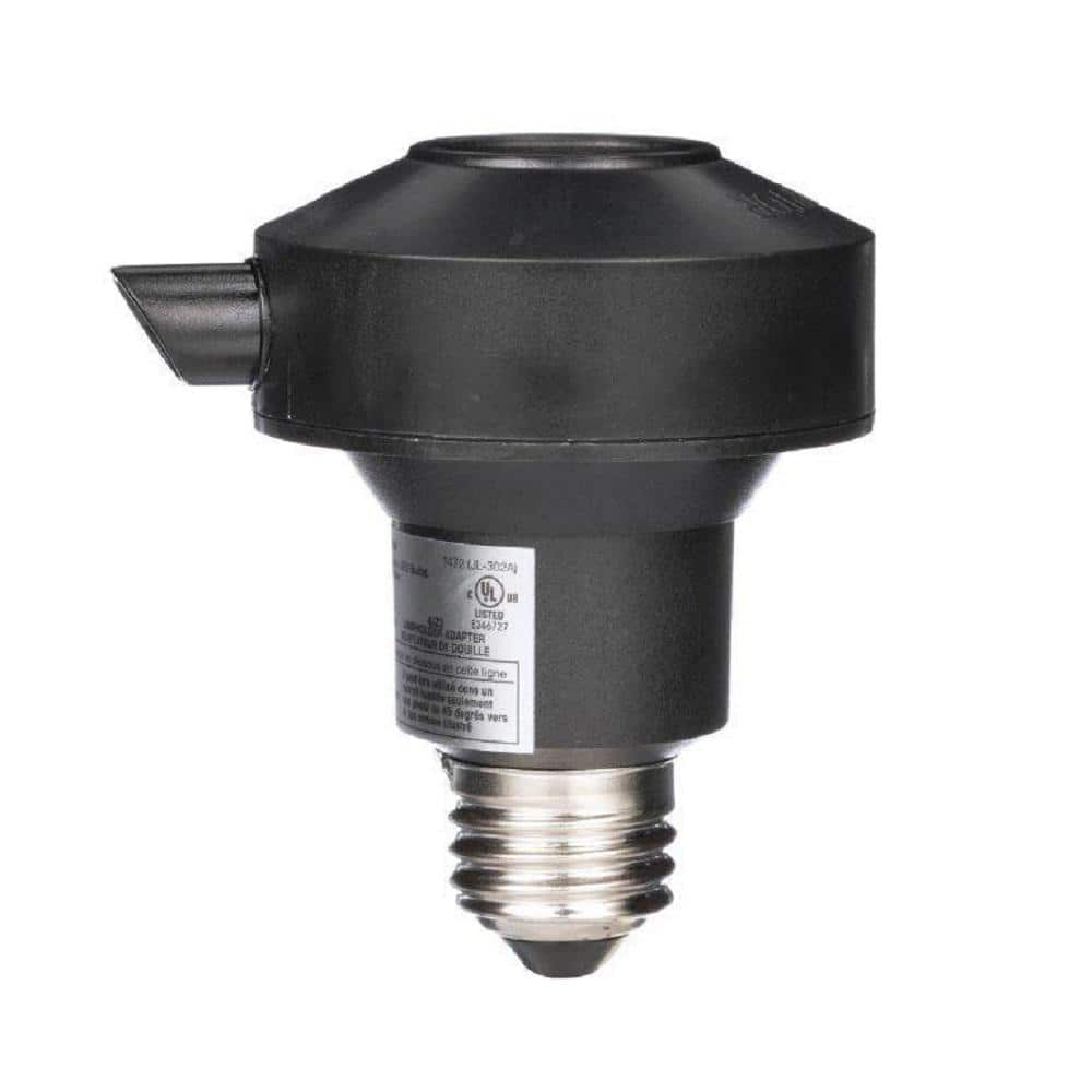 Woods 150-Watt Floodlight Control with Photocell Socket 1472SPWD - The ...