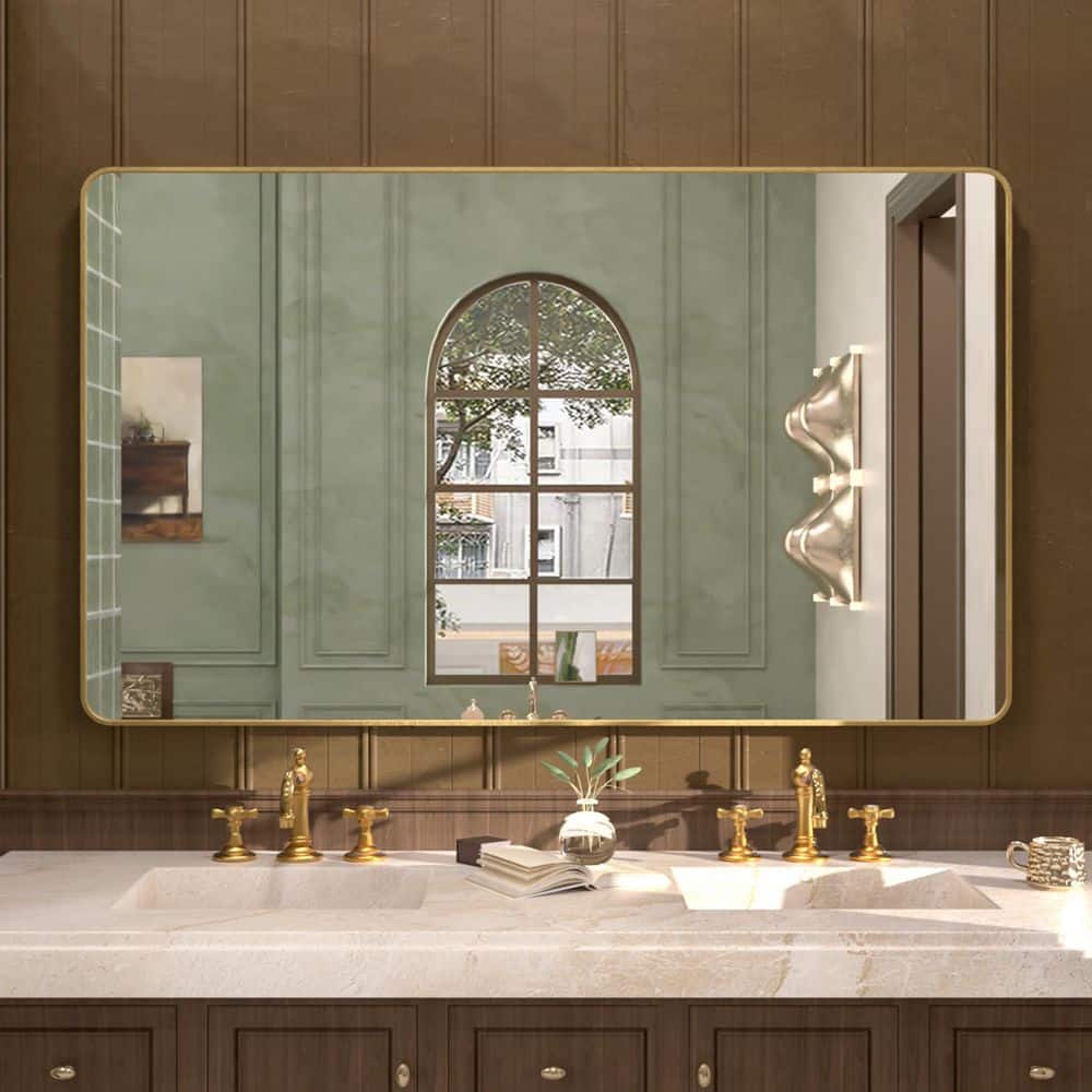 Hermitage Bath Cosy 60 in. W x 36 in. H Rectangular Framed Wall ...
