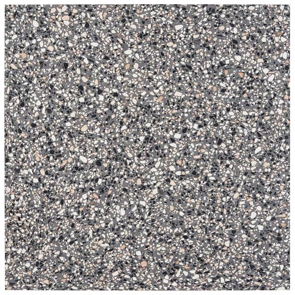 Ivy Hill Tile Terra Italia Mora 4 in. x 0.47 in. Honed Marble Terrazzo ...