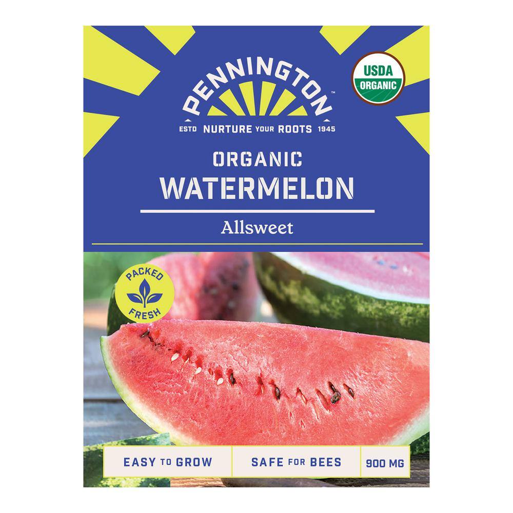 Pennington Organic Watermelon Allsweet Fruit Seed 0934 - The Home Depot