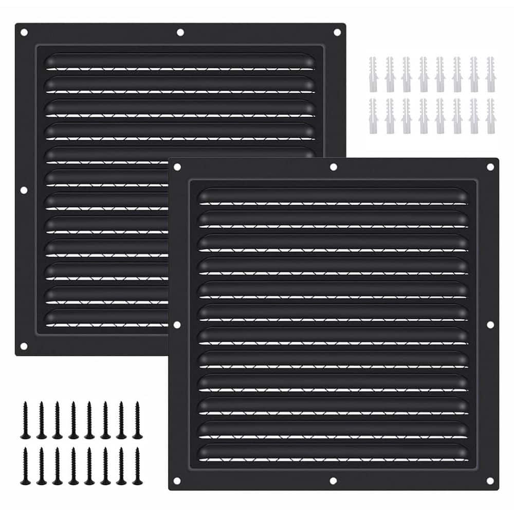 KIWDZFU 10 x 10 Aluminum Attic Shed Gable Vents with Screen for Home ...