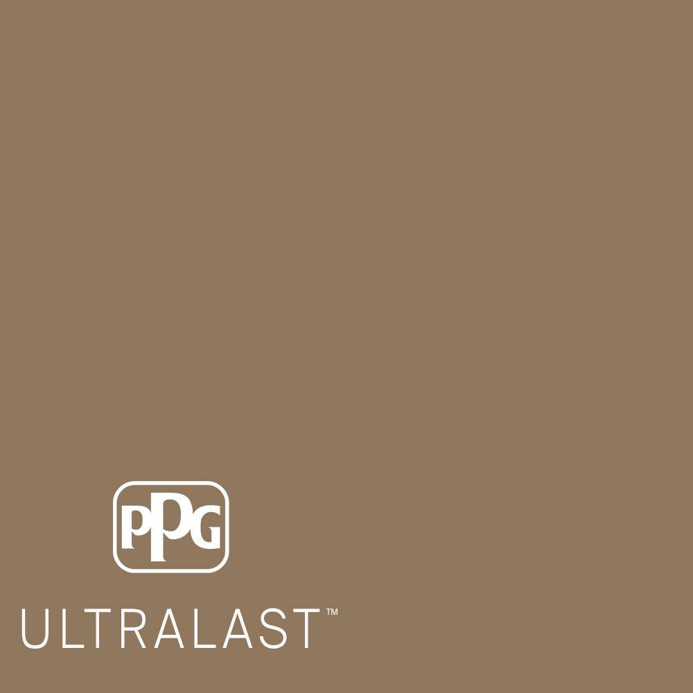 PPG UltraLast 5 gal. PPG1085-6 Hat Box Brown Eggshell Interior Paint ...