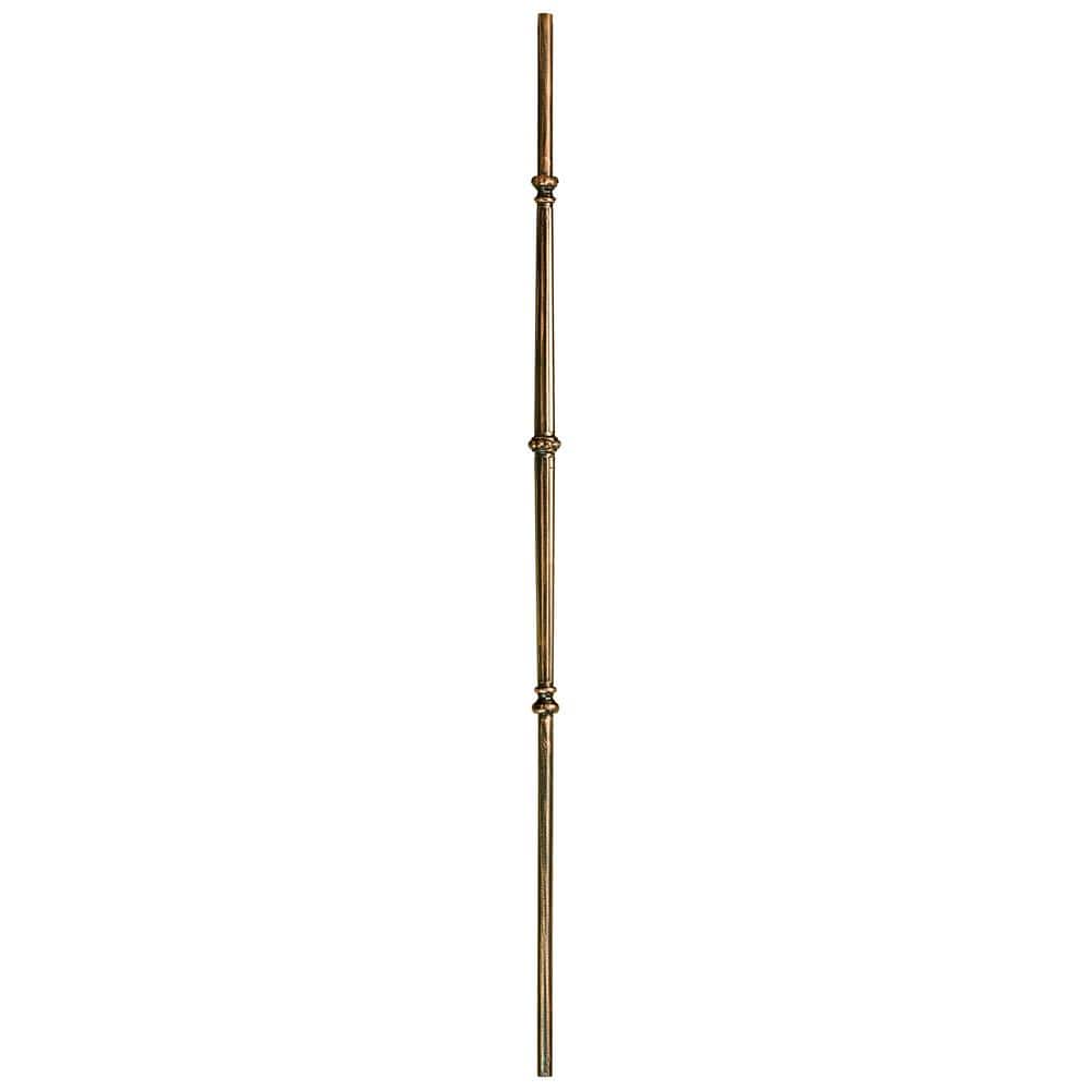 WM Coffman 44 in. x 5/8 in. Oil Rubbed Copper Round Venetian Fluted Bar ...