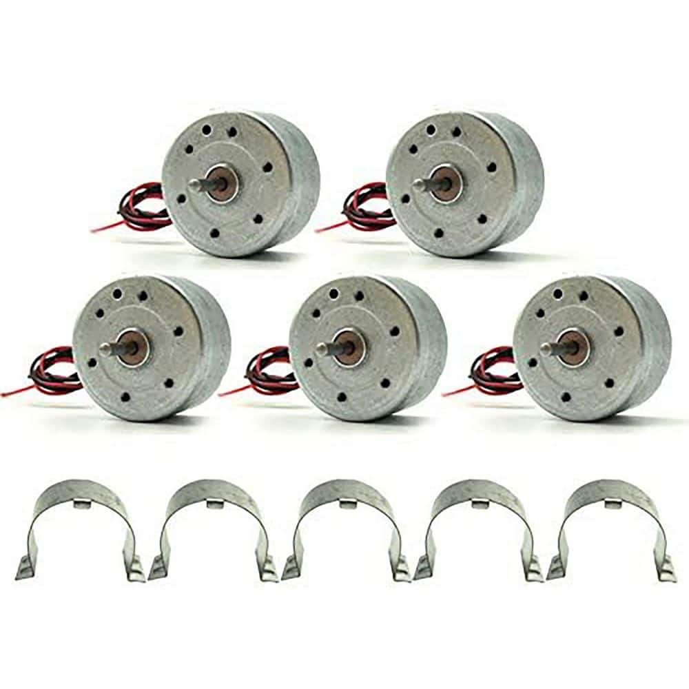 Mini DC Generator Motor Set 0.94in Silver Galvanized Steel Internally ...