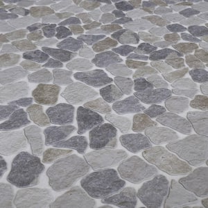 CRUZ BAY STUDIO Full Eclectic 4 in. x 6 in. Honey Marble Tumbled Tile ...