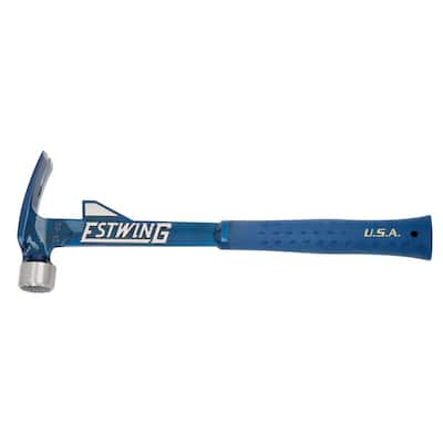 Estwing 24 oz. Solid Steel Hammertooth Hammer with Blue Nylon Vinyl ...