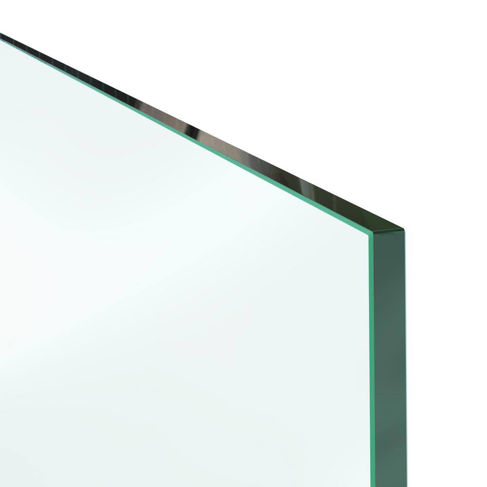 Glass Warehouse 36.5 in. H x 20 in. W Clear 1/2 in. (12 mm) Thickness ...