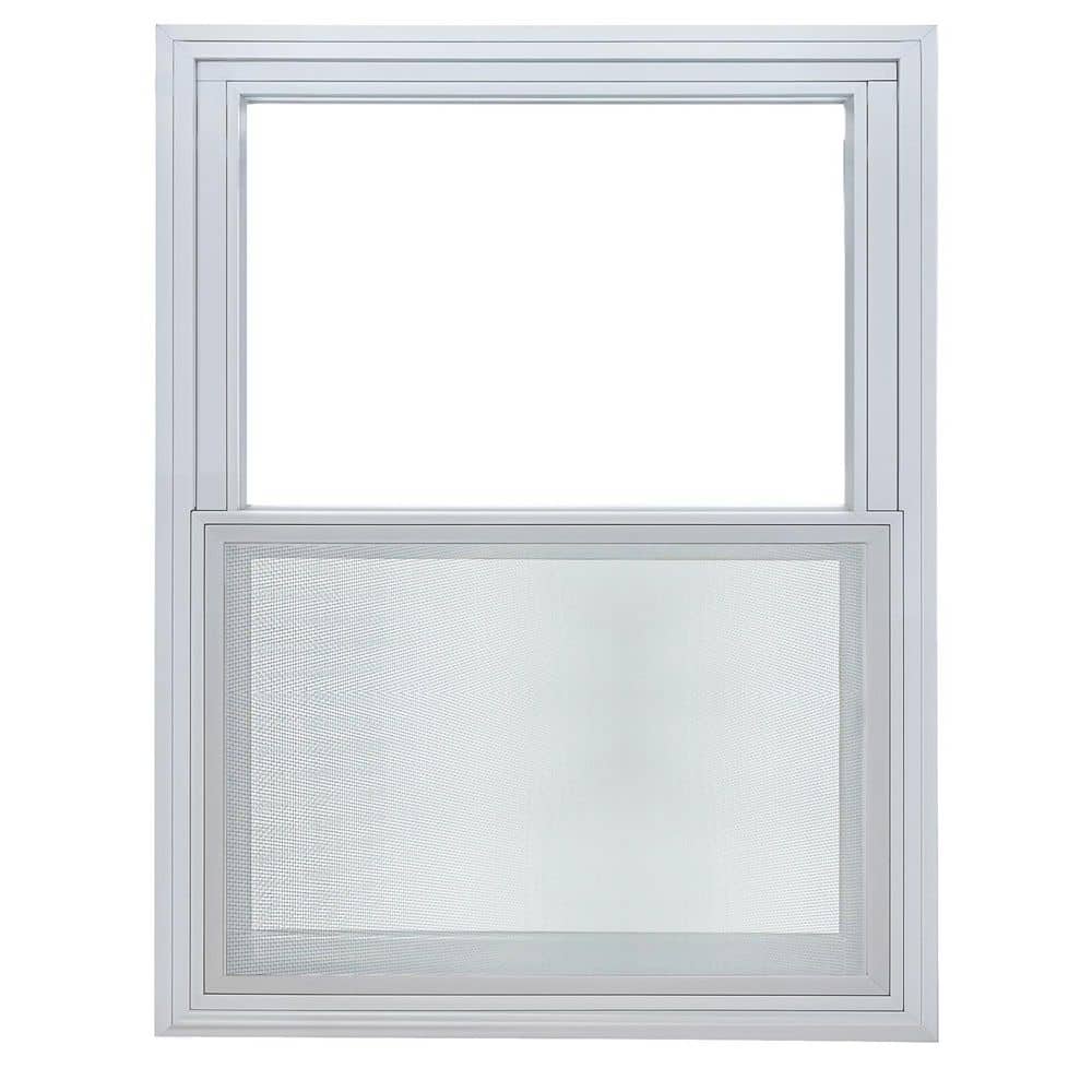 TEZA DOORS Teza Single Hung Window 24 in. x 36 in. Aluminum Single Hung ...
