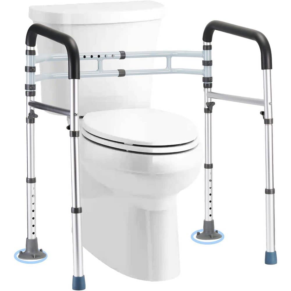 Anqtovp 24.8 in. FSA/HSA Eligible Toilet Safety Rail Adjustable ...