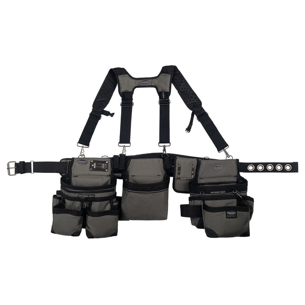 BUCKET BOSS 3-Bag Framer's Suspension Rig Work Tool Belt with ...
