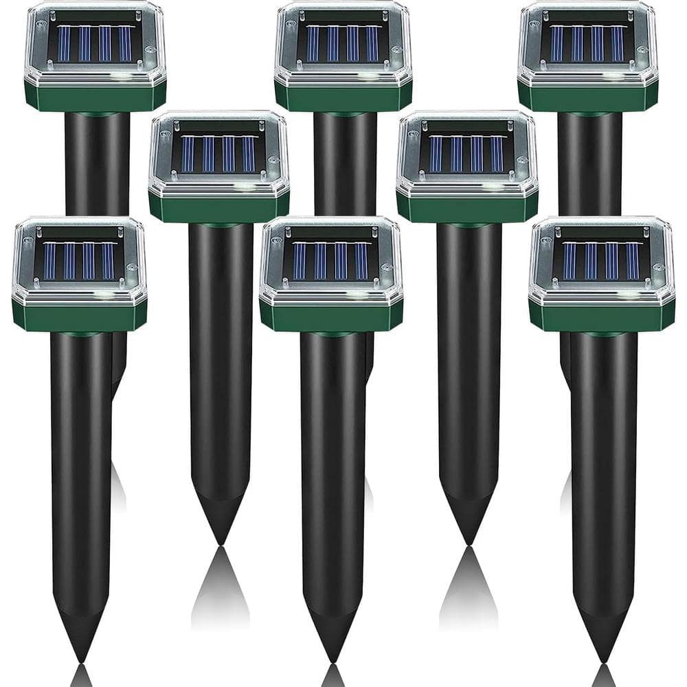 Misopily 5-Watt Solar Mole Electronic Outdoor Dogs, Cat, Coyote, Deer ...