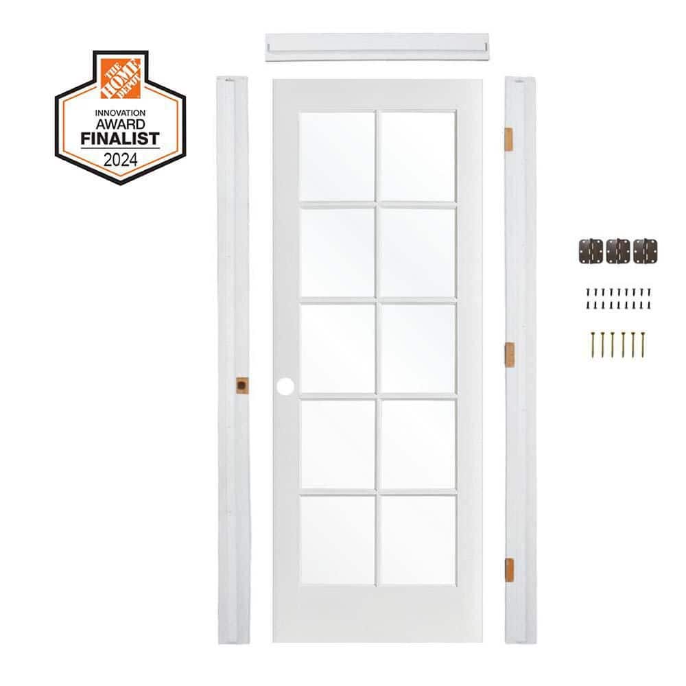 Reviews for Krosswood Doors Assembly Required 36 in. x 80 in. 10-Lite ...