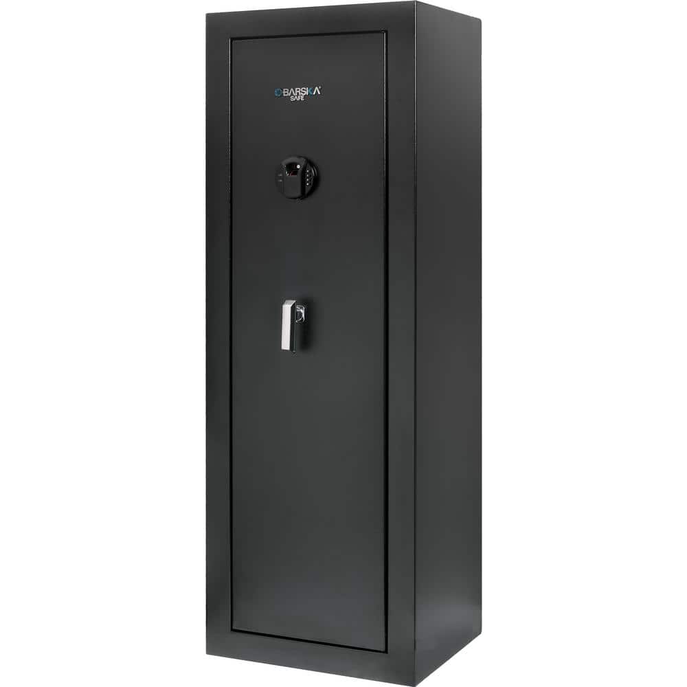BARSKA 16-Gun Quick Access Keypad Biometric Gun Safe AX13378 - The Home ...