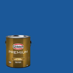 Glidden 8 oz. PPG1242-7 Suddenly Sapphire Satin Interior Paint Sample ...