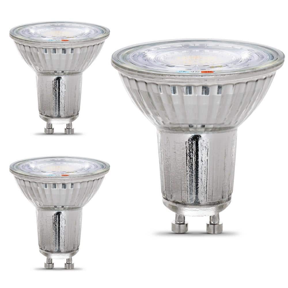 Feit Electric 50-Watt Equivalent MR16 Reflector GU10 Bi-Pin Track Light ...