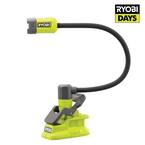 RYOBI ONE+ 18V Cordless LED Clamp Light (Tool Only) PCL663B - The Home ...
