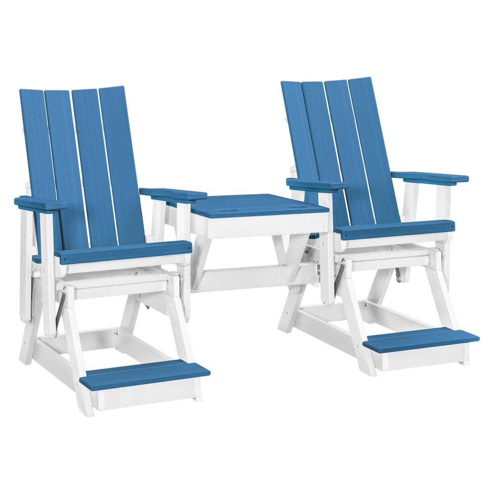 American Furniture Classics Brandon Series 76 in. 2 Person White High ...
