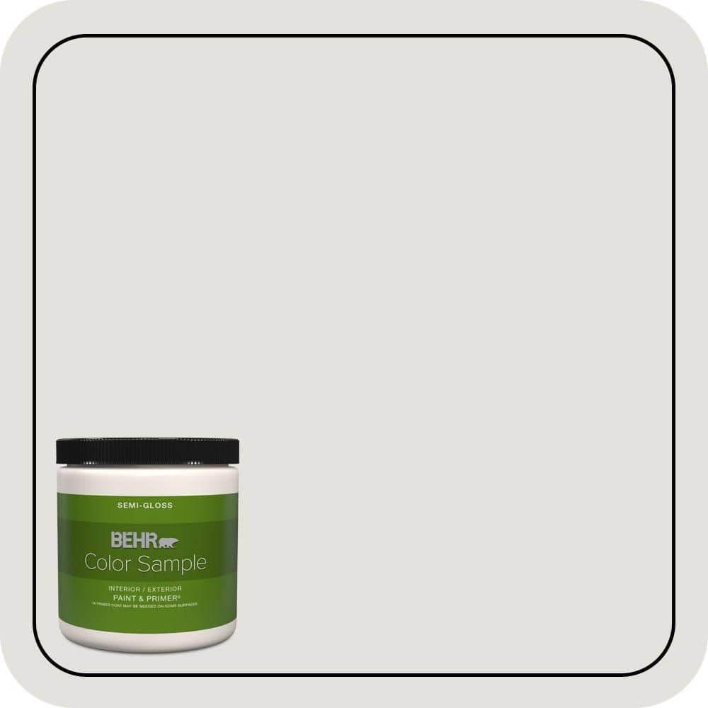 BEHR PREMIUM PLUS 8 oz. #MQ3-04 Quiet on the Set Semi-Gloss Interior ...