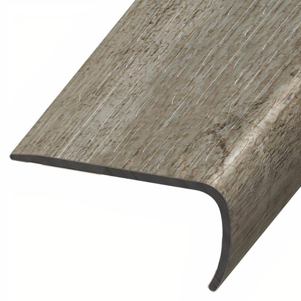 ASPEN FLOORING Waverly 1 in. Thick x 2 in. Width x 94 in. Length Rigid ...