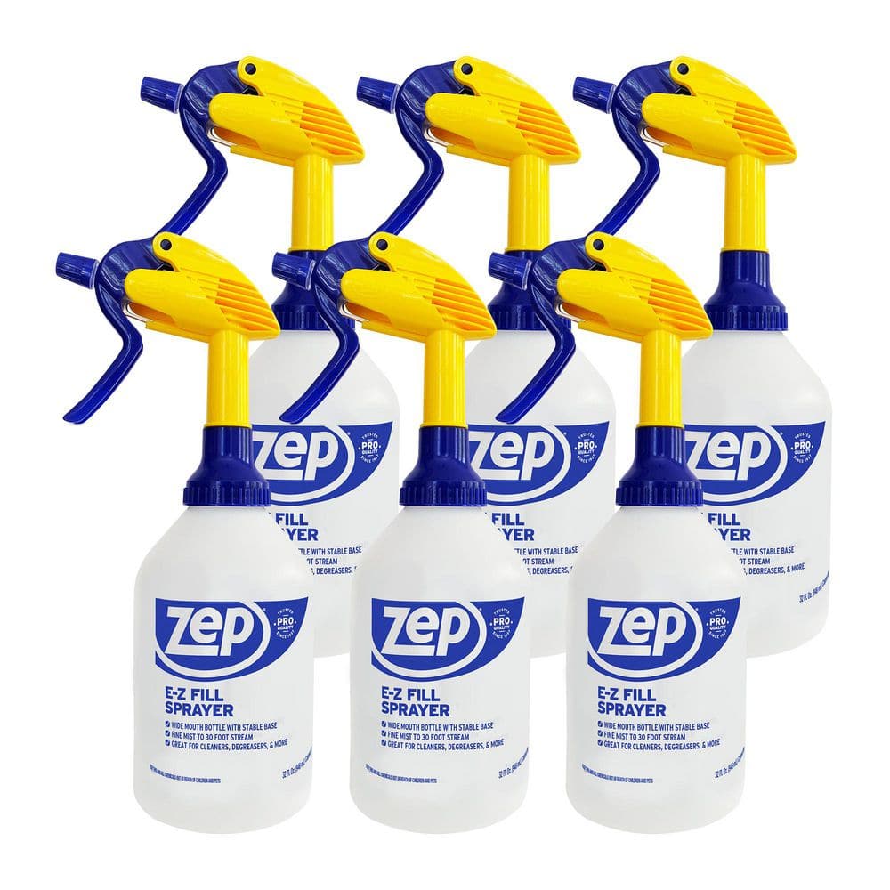 ZEP 32 oz. E-Z Fill Spray Bottle (6-Pack) U43008 - The Home Depot