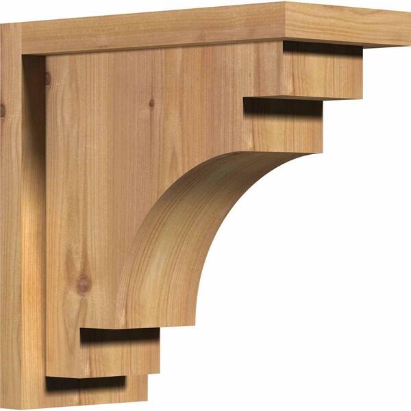 Ekena Millwork 5-1/2 in. x 12 in. x 12 in. Western Red Cedar ...