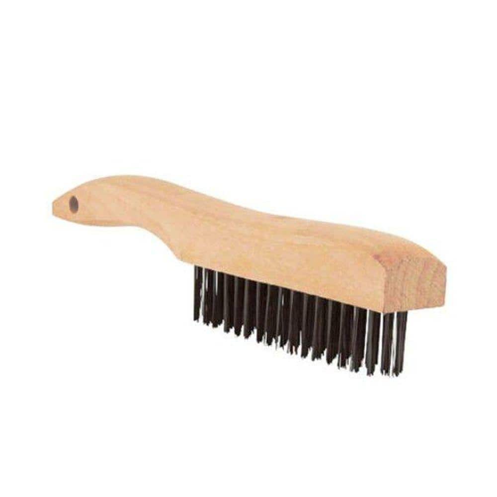 Lincoln Electric 9 in. Long Wooden Handled Carbon Steel Welding Wire ...