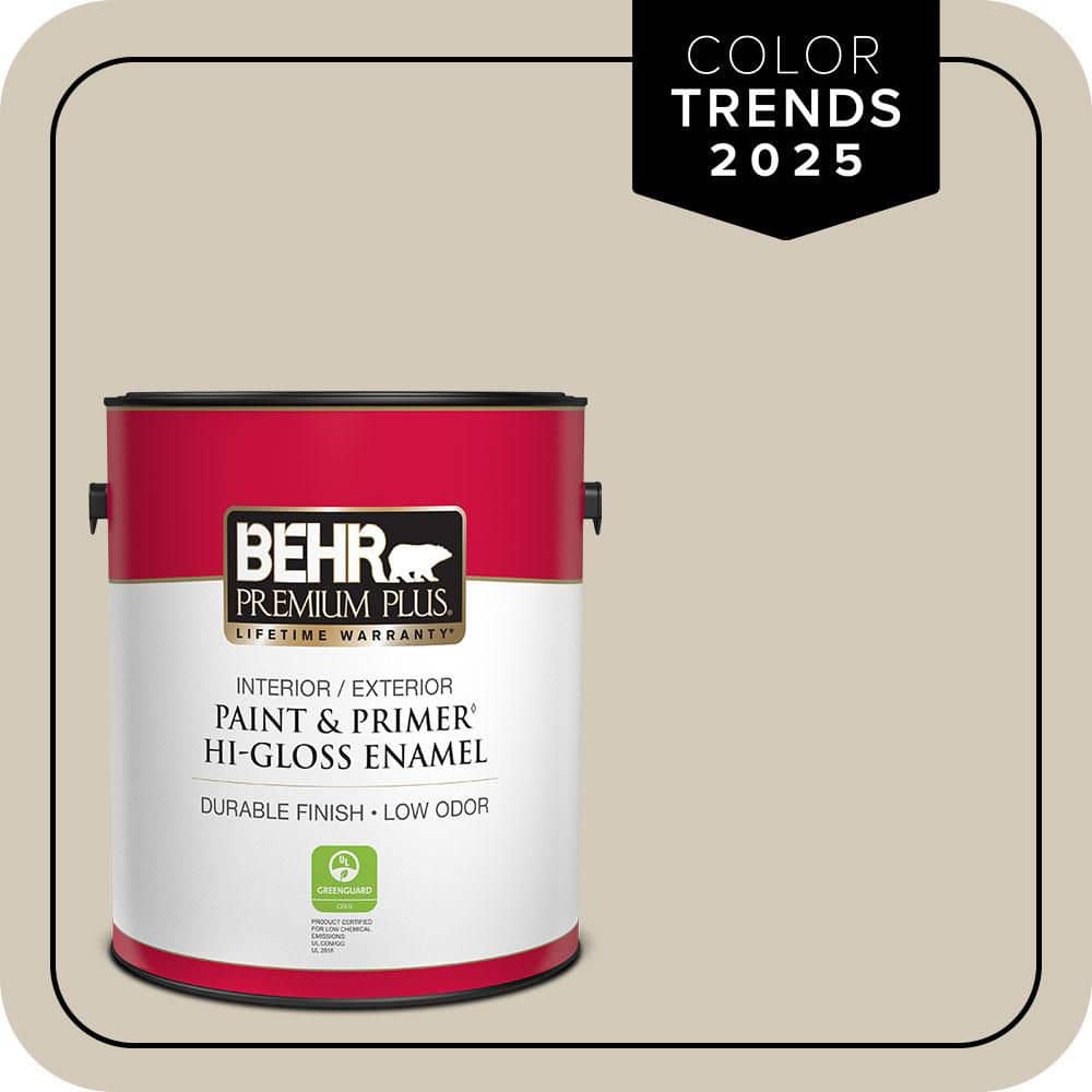 BEHR PREMIUM PLUS 1 gal. Designer Collection #DC-010 Even Better Beige ...
