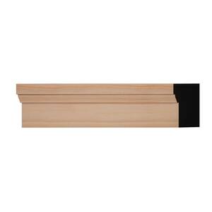 Ekena Millwork WM49 2.09 in. D x 3 in. W x 6 in. L Wood (Cherry) Crown ...