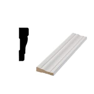 Woodgrain Millwork LWM 445 5/8 in. x 3-1/4 in. x 96 in. Primed Finger ...