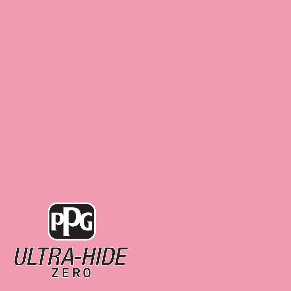 PPG 1 gal. #HDPR15U Ultra-Hide Zero A Fun Little Pink Flat Interior ...